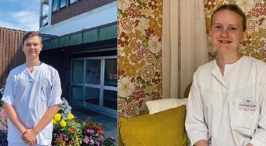 Mathias og Emma-Lisa stortrivdes som ferievikarer - Haugesund kommune